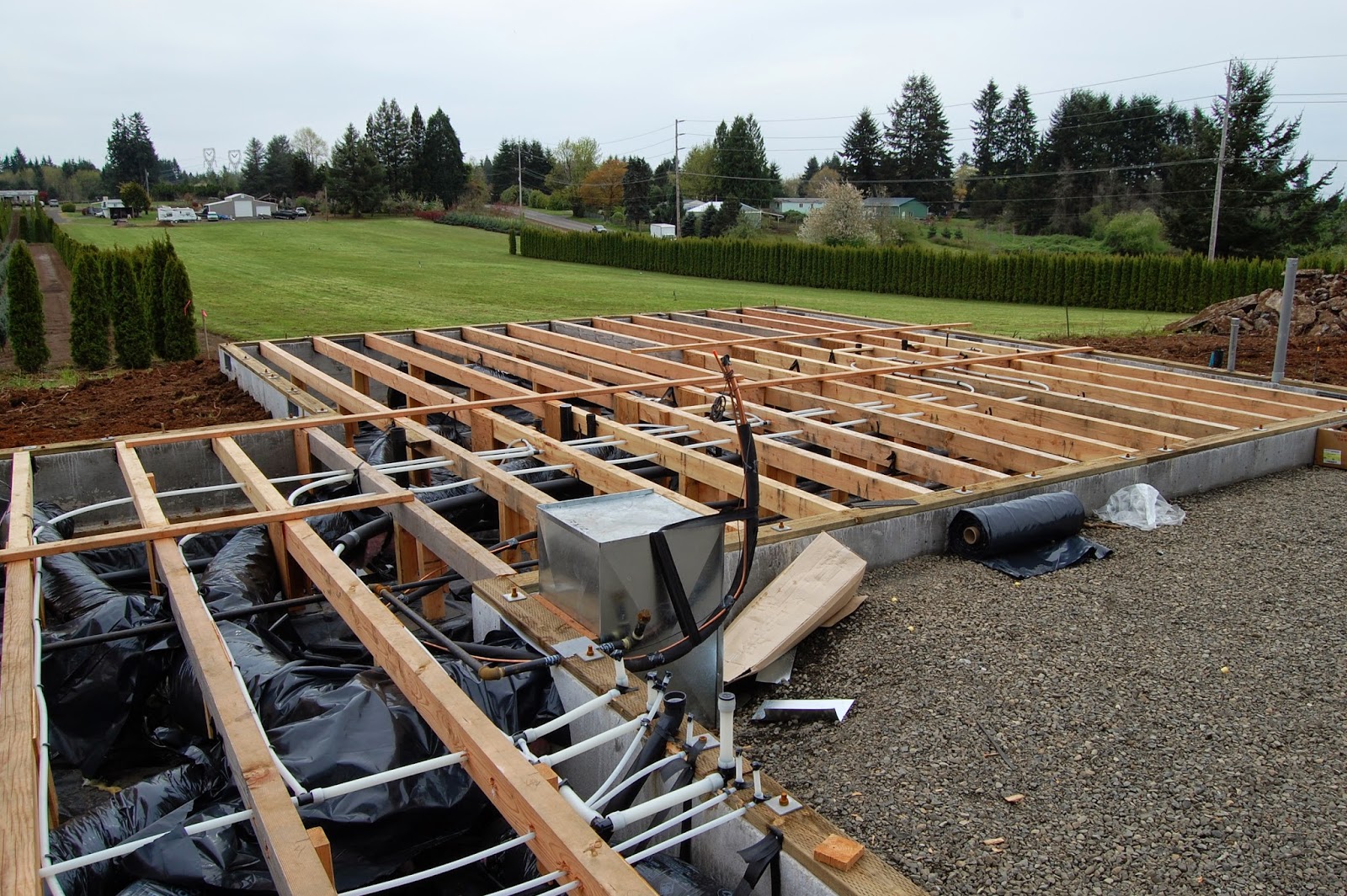 The Thompson House: Post & Beam Framing