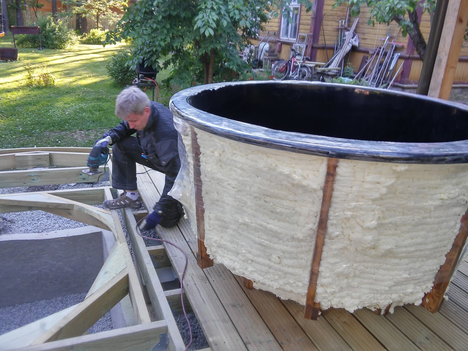 Nõmme majast kodu: 2015 kevad - terrass saunale