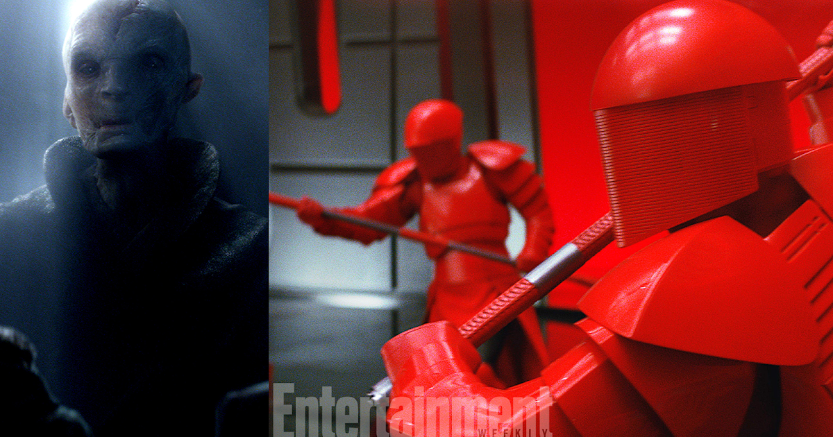 Rian Johnson Talks Snoke and his Elite Praetorian Guards | The Star ...