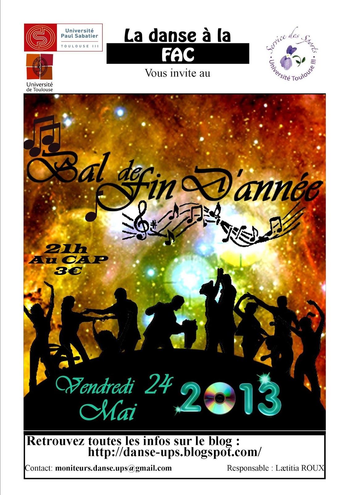 Danse à 2 à la fac UPS: Bal de fin d'année