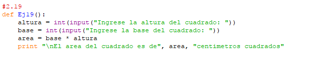 Programas en Python.