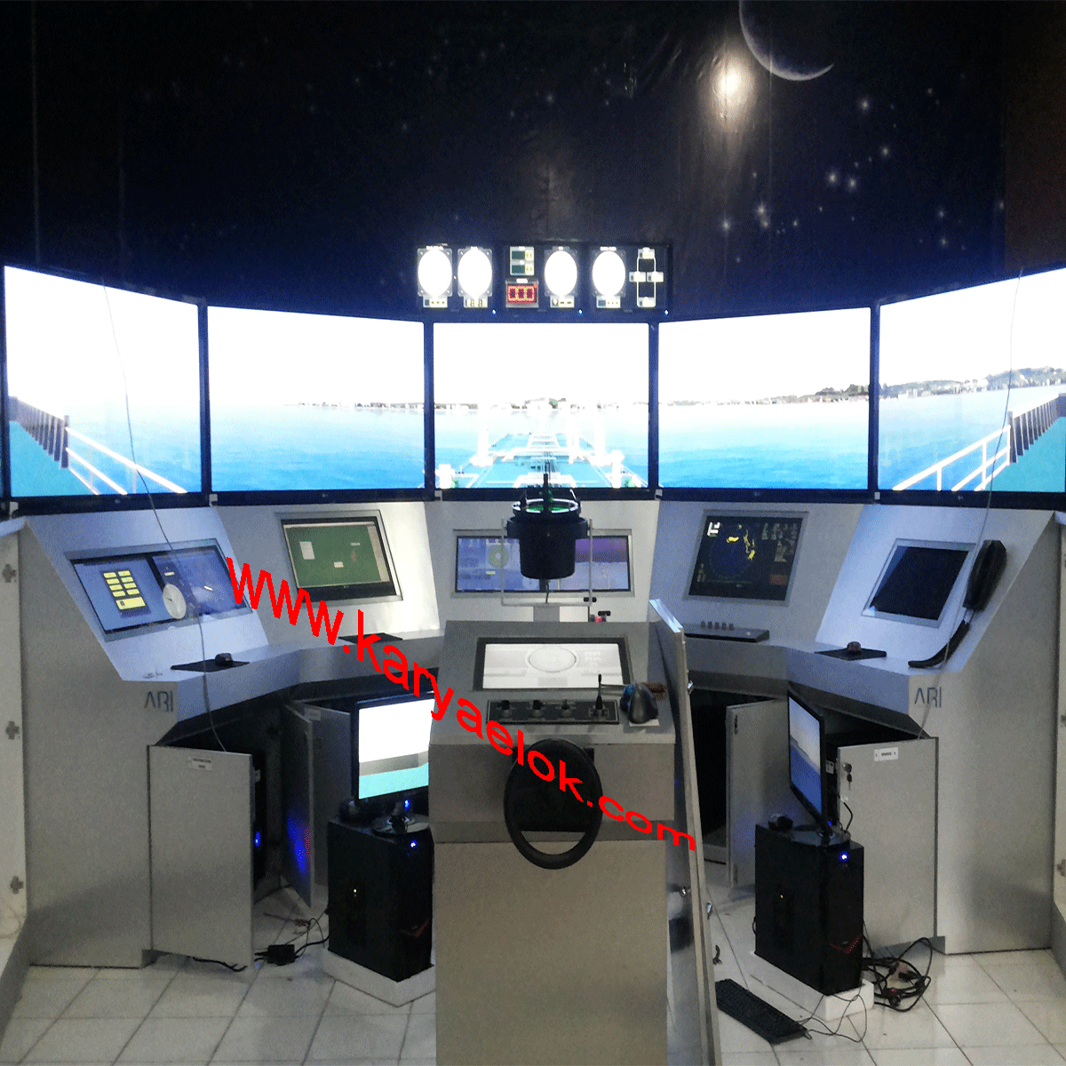 Console Simulator Nahkoda (Kapal) | Console Nahkoda