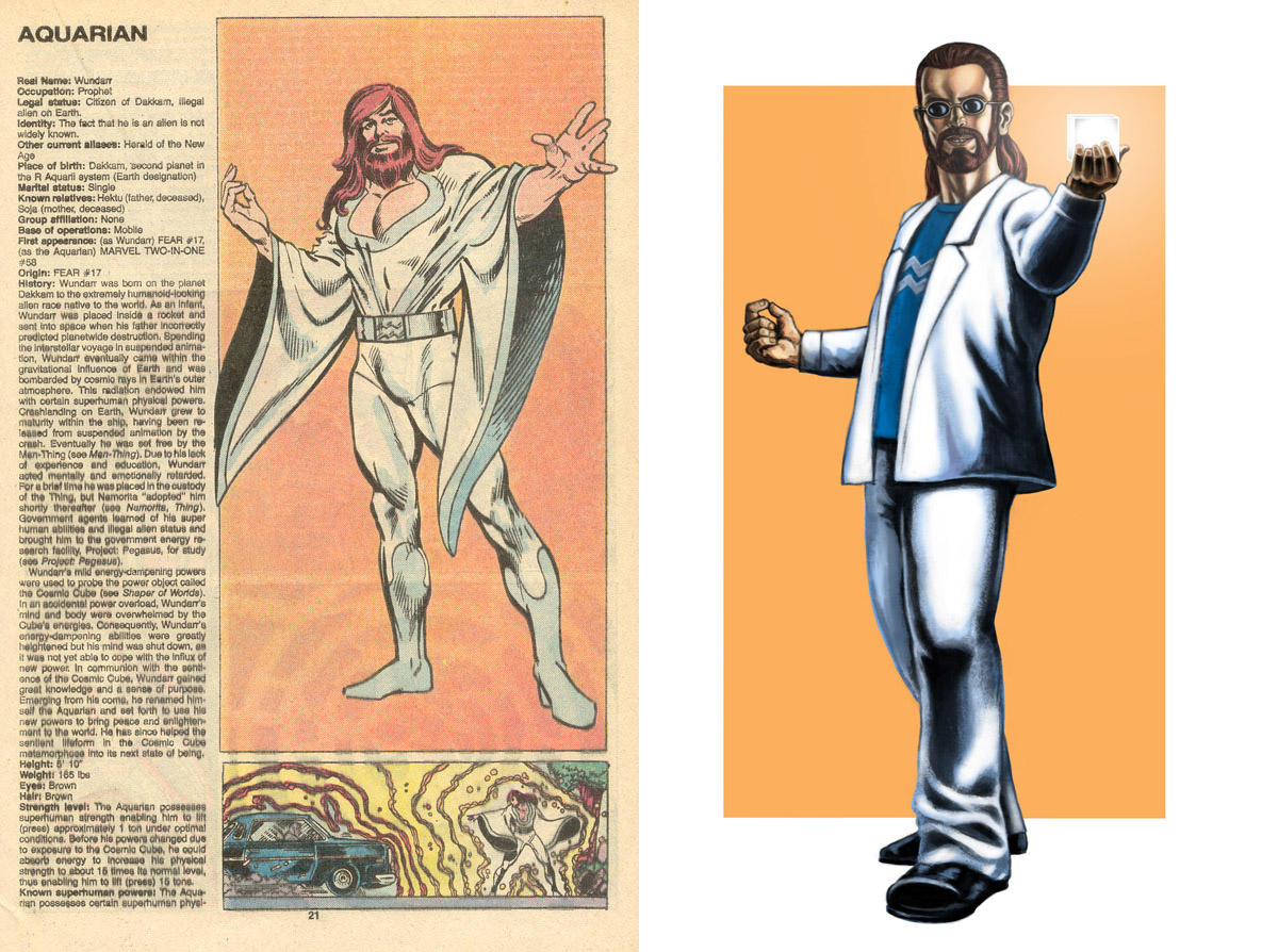 The Official Handbook to the Marvel Universe - REDUX Edition: AQUARIAN ...