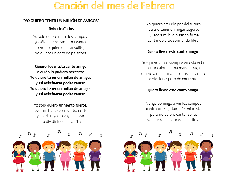 Proyecto de Valores : Letra canciones