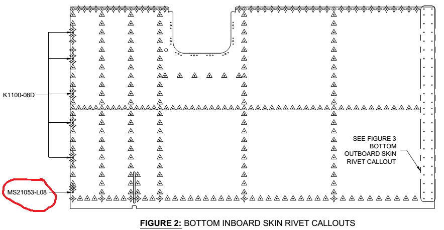 E's Van's RV-14A: Wings: Bottom skins. Left inboard bottom skin on.