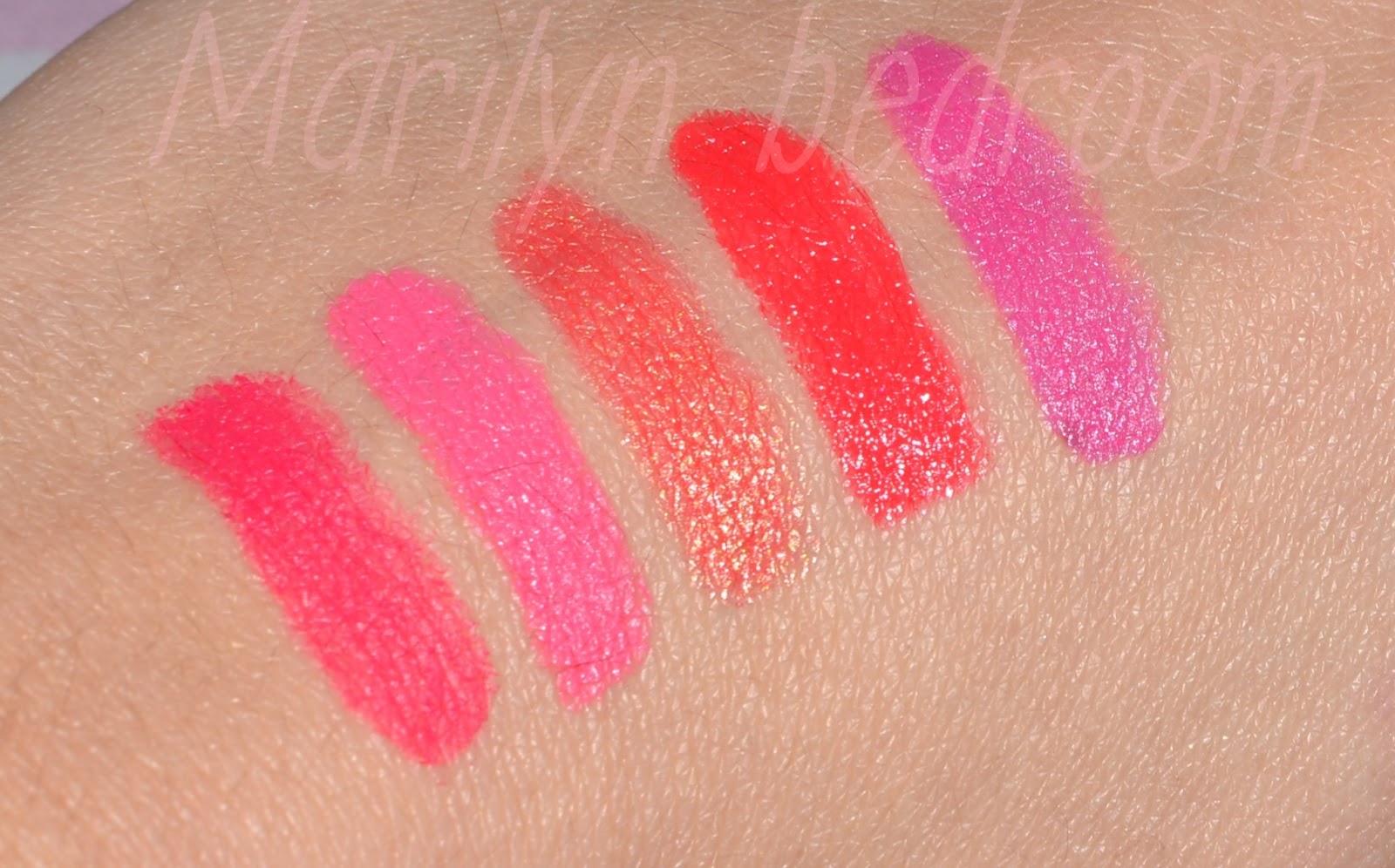 Mis 5 labiales Corales-Rosados Primavera-Verano 2013 - Marilyn