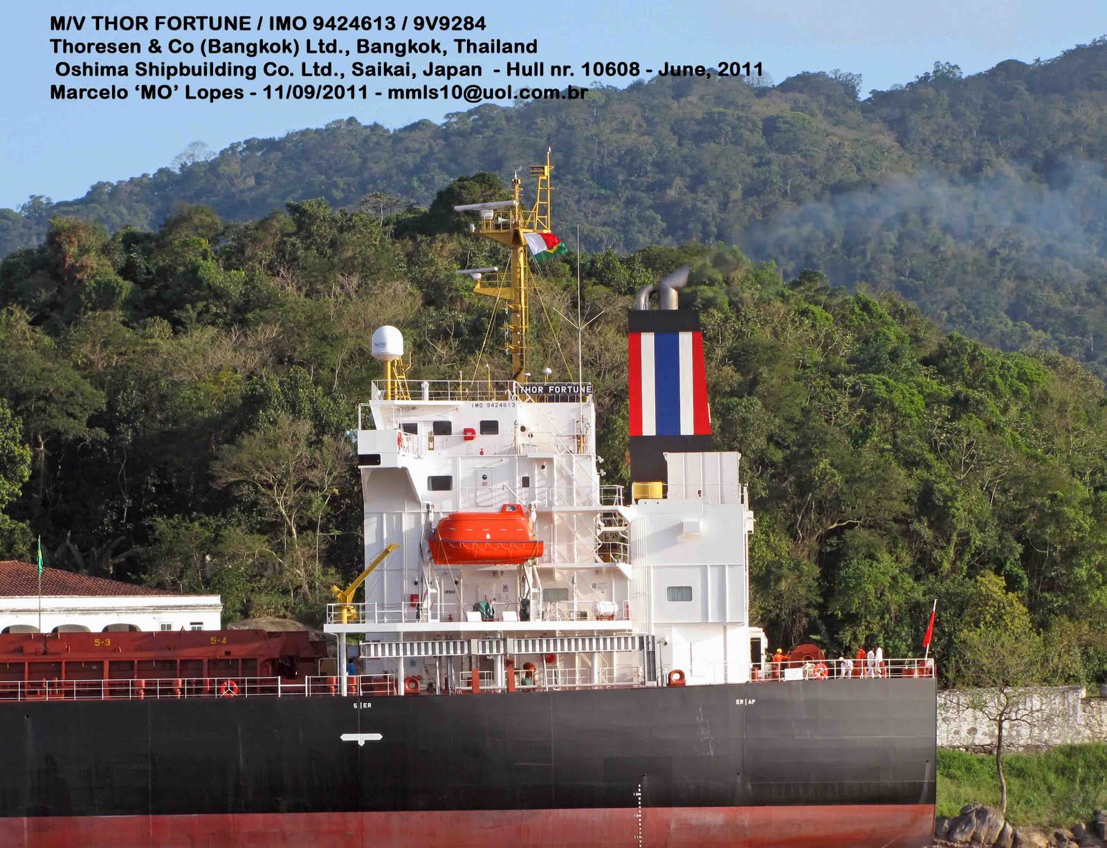 Santos Shiplovers: M/V Thor Fortune / 9V9284 - Supramax novissimo em ...