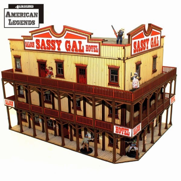 Tabletop Fix: 4Ground - 'Sassy Gal' Saloon Pre-Order
