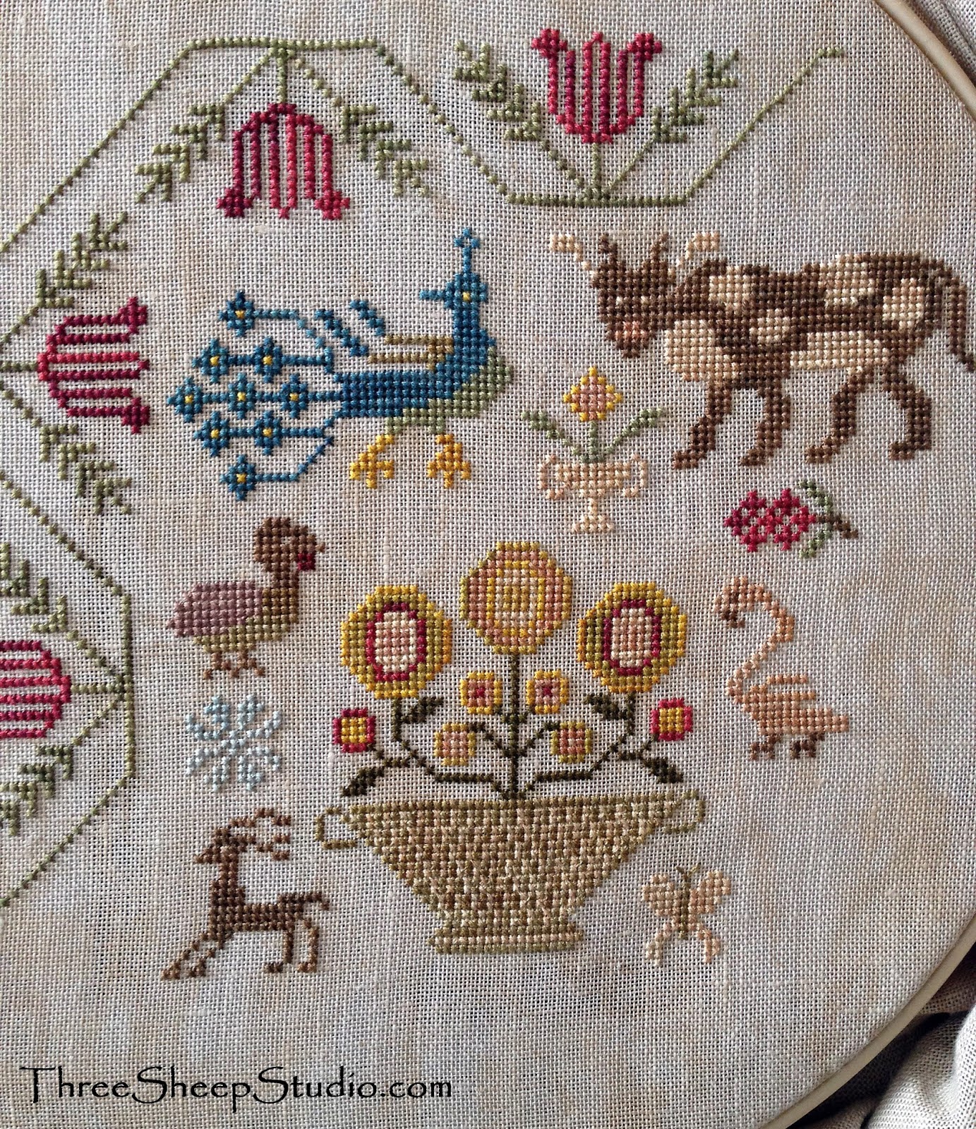 Three Sheep Studio: His eye is on the Sparrow...