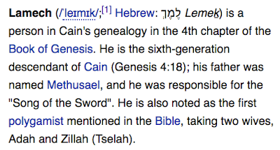 free to find truth: 4 6 26 | Lamech in the Bible, the 6th Generation ...
