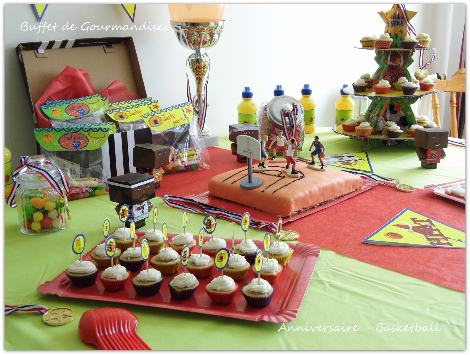 Buffet de Gourmandises: Anniversaire _ Basketball