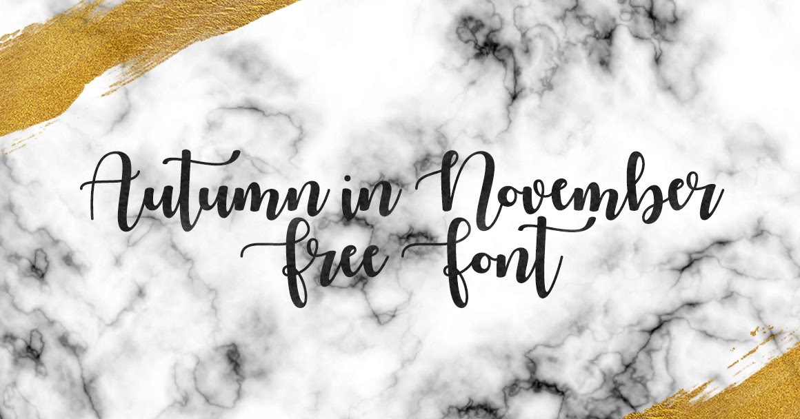 DLOLLEYS HELP: Autumn in November Free Font