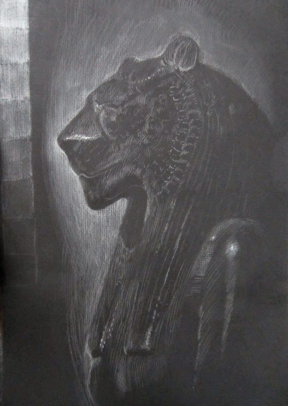 White on Black Paper