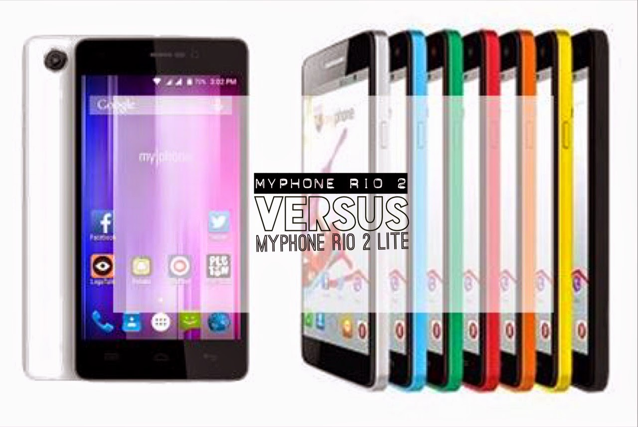 MyPhone Rio 2 vs MyPhone Rio 2 Lite: Specs Review and Comparison
