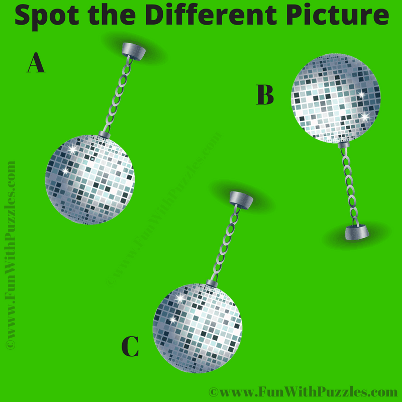 Spot the Different Ball: Fun Picture Riddle for Teens