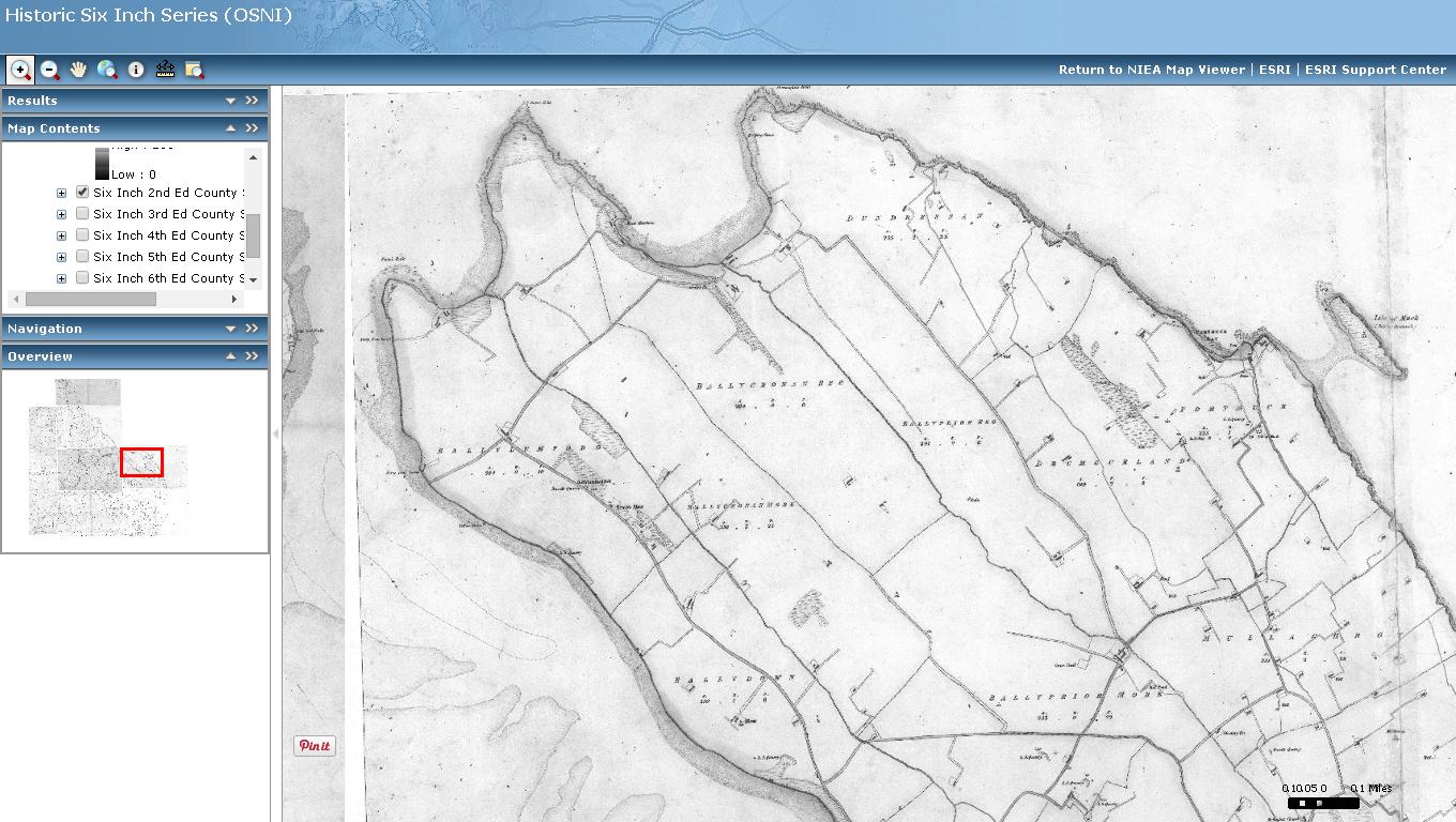 The GENES Blog: Historic Northern Irish OS maps on NI Environment ...