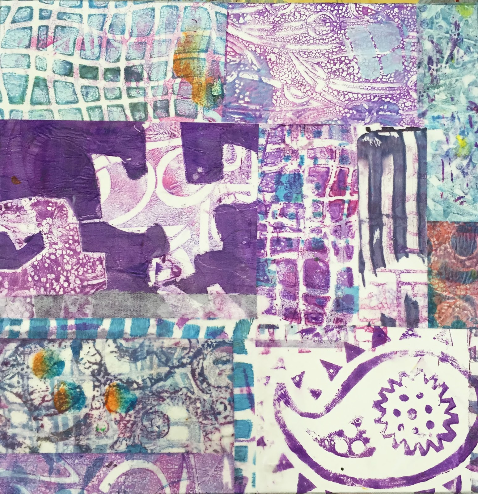 JaneVille: Abstract Collage ~ some gorgeous student work from a recent ...