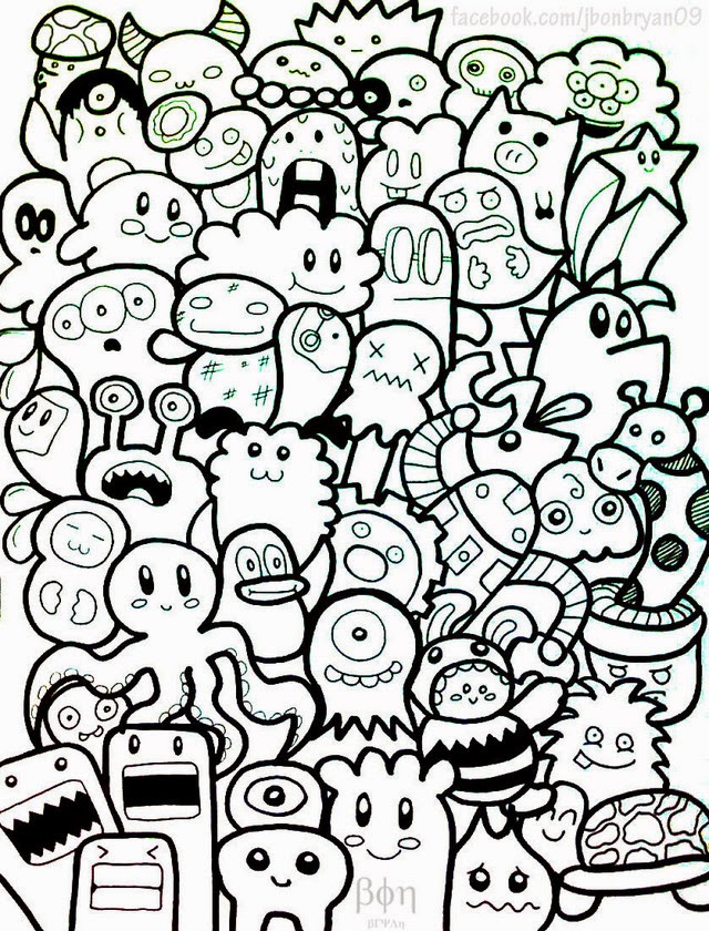 EverythingHere: 10 Model Gambar "Doodle Art"