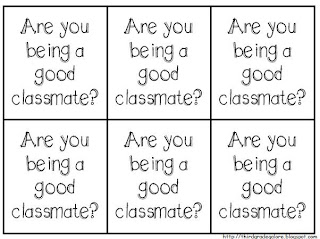 Third Grade Galore: Being A Good Classmate - Book, Chart and Freebie