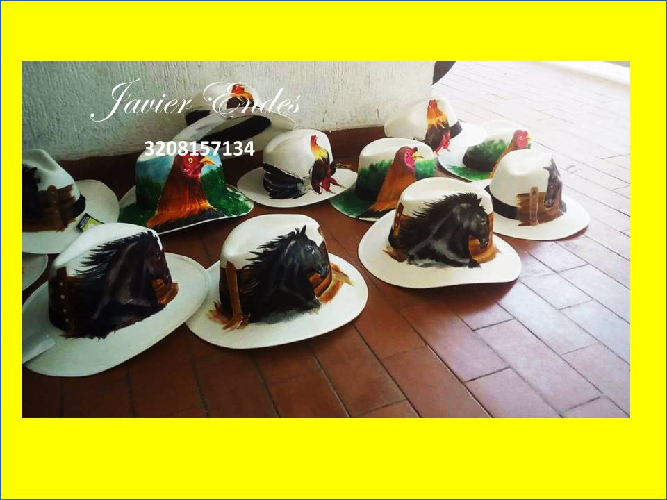 Tutorial paso a paso Sombrero Pintado Gallo