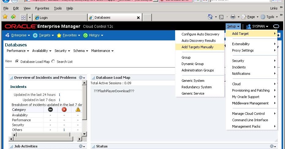 Gouranga's Tech Blog: Manually Adding Targets to EM Cloud control 12c