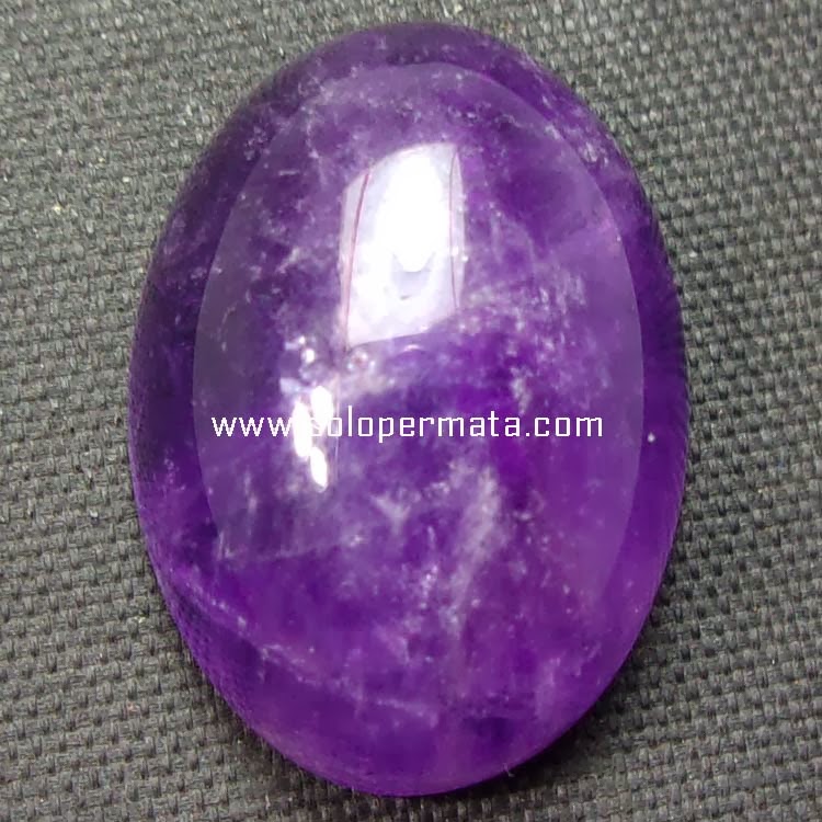 Batu Permata Kecubung Ungu Kalimantan - 06B06 | Batu Emerald Cut | Toko ...