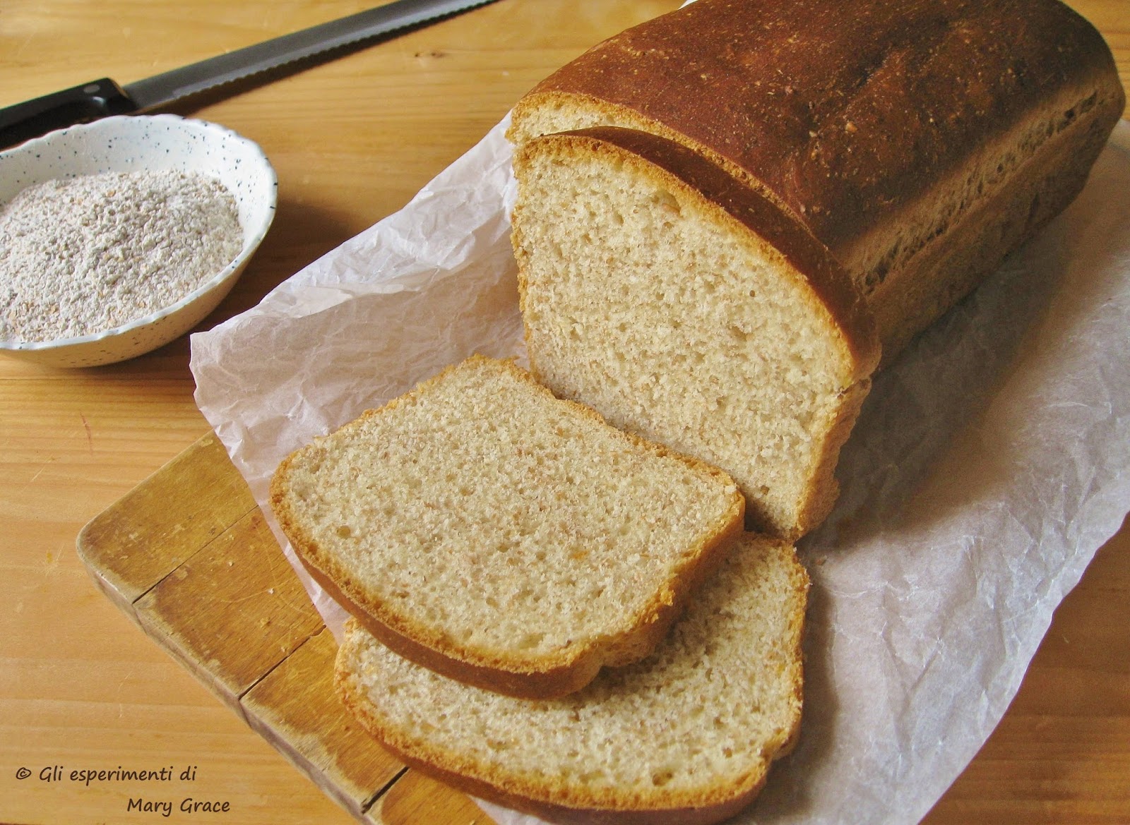 Gli Esperimenti di Mary Grace: Pane Sandwich Semintegrale. Merende e ...