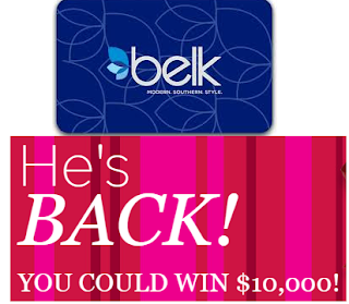 Belk Department Stores Gift Card Instant Win Giveaway - 300 Winners Win ...