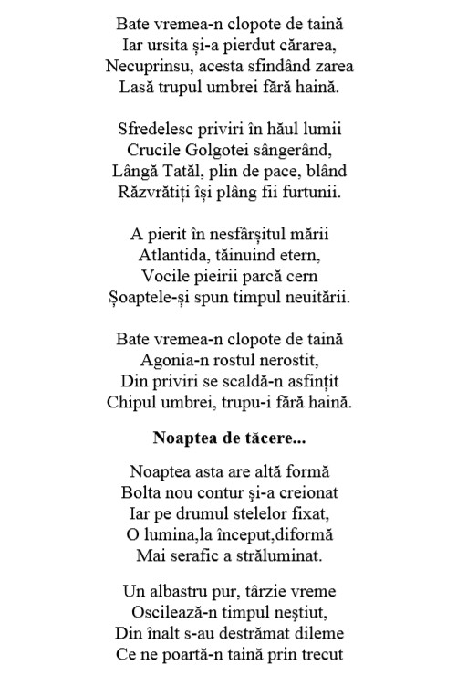 BEN TODICA: Radu Botis in revista ALBANEZUL