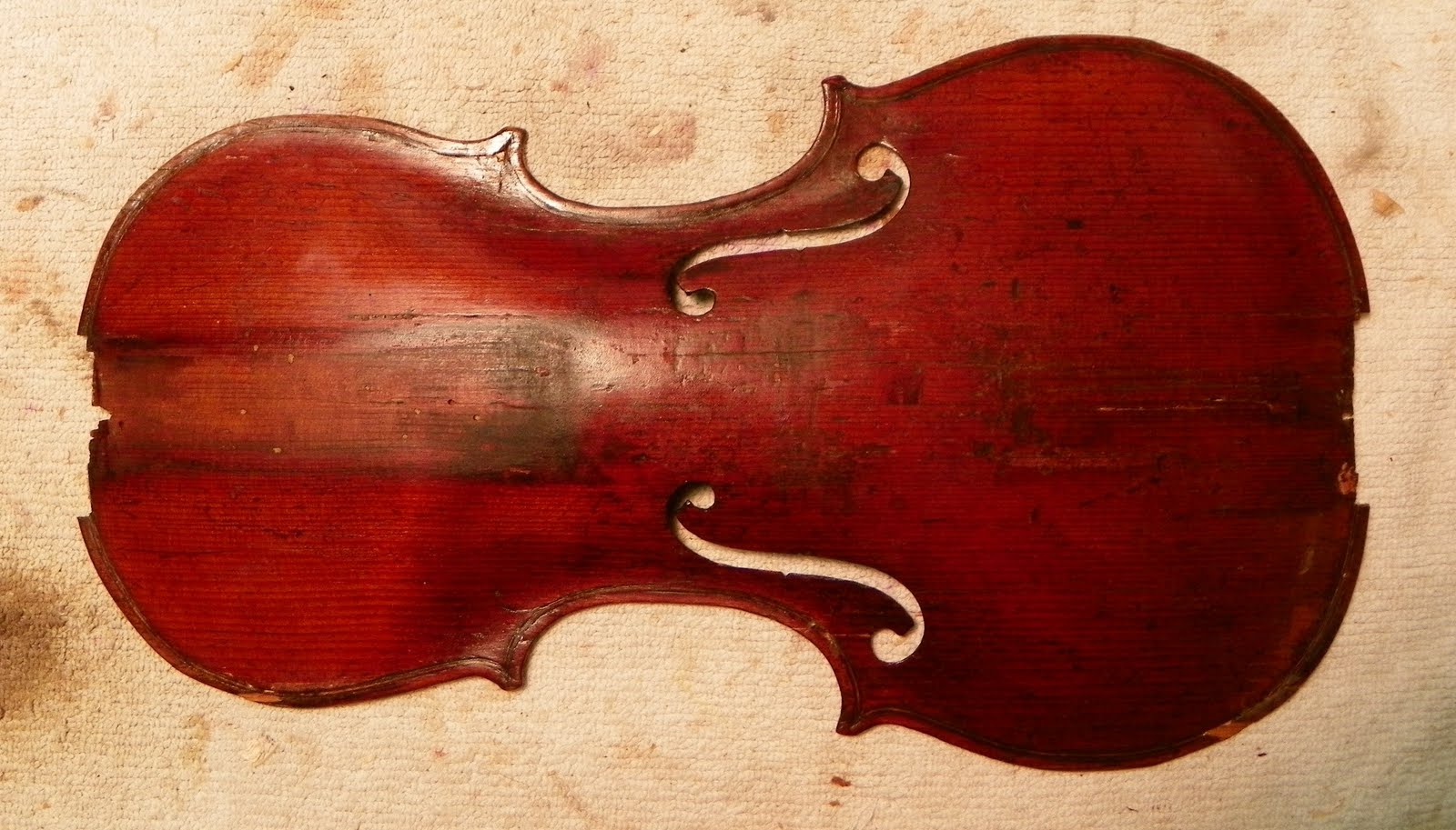 Russell Hopper Violin Maker: Restoration of Violin by Johann Glier -1765