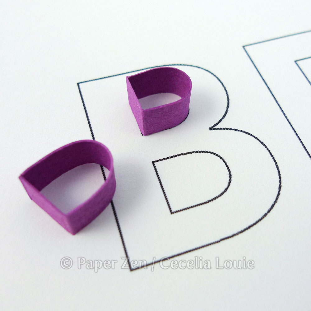 Welcome to Paper Zen ~ Cecelia Louie: Quilling Letters 101 - Part 2 ...