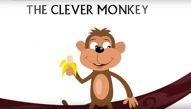 THE CLEVER MONKEY - KIDS STORIES