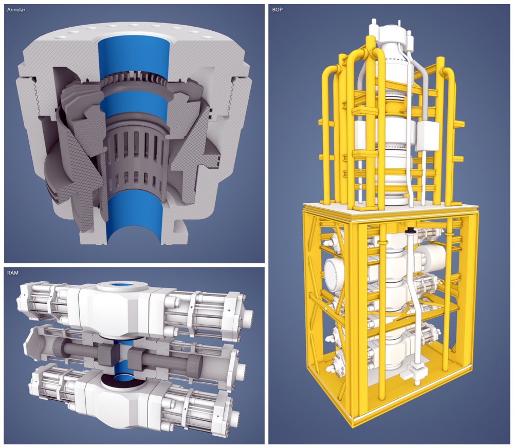 Useful Pixels: Annular-RAM-BOP (Extracción de petroleo)