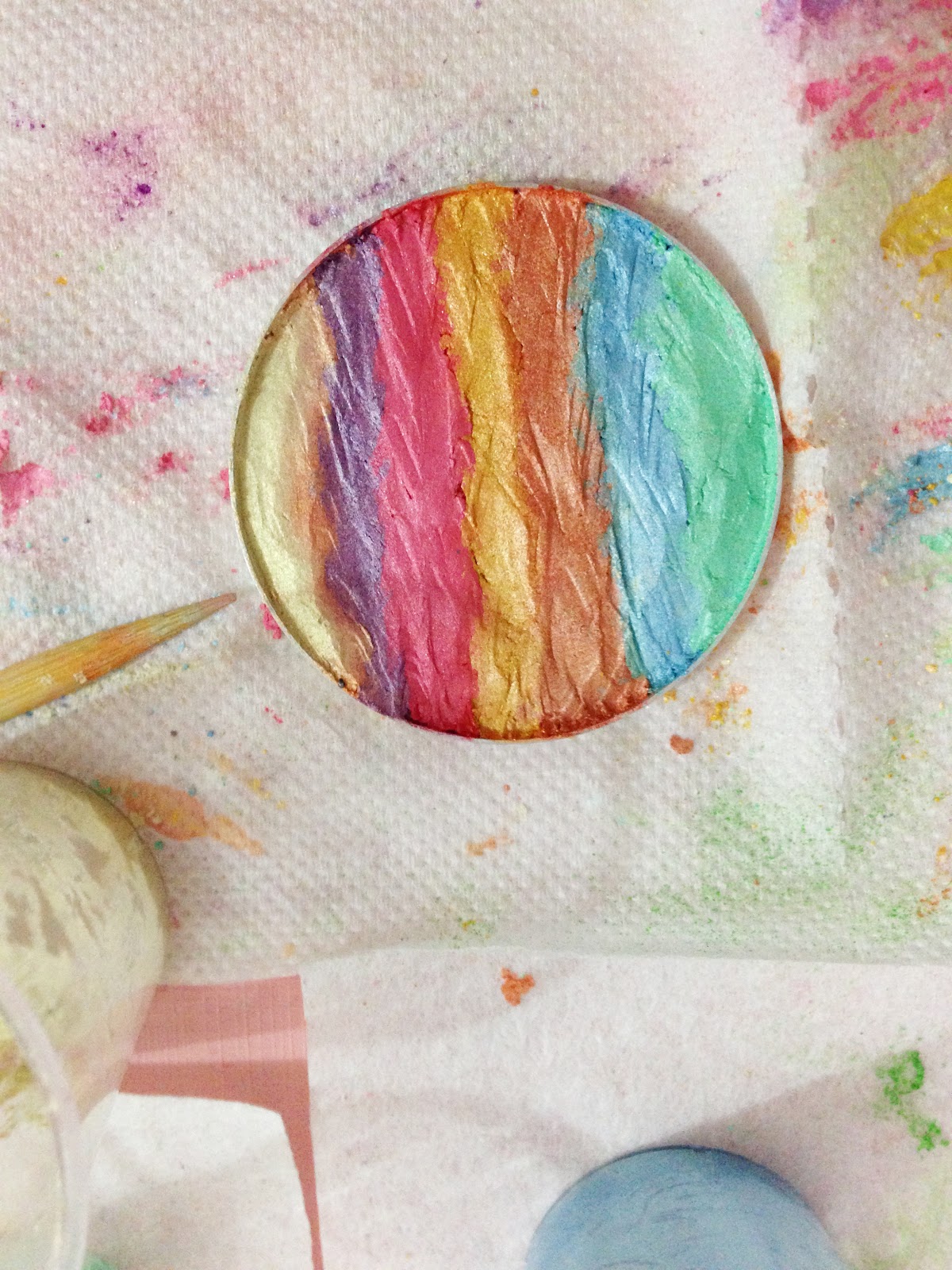 Pink Paradise: Tutorial: DIY Rainbow Highlight ♡ ( ु•⌄• )