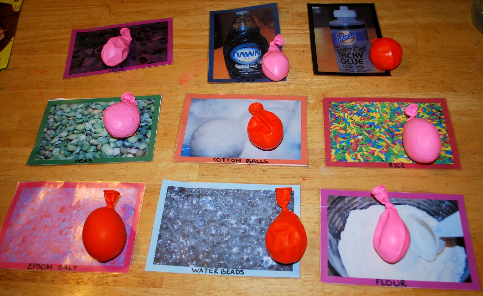 Sprinkled with Blessings from Above: Balloon sensory activity