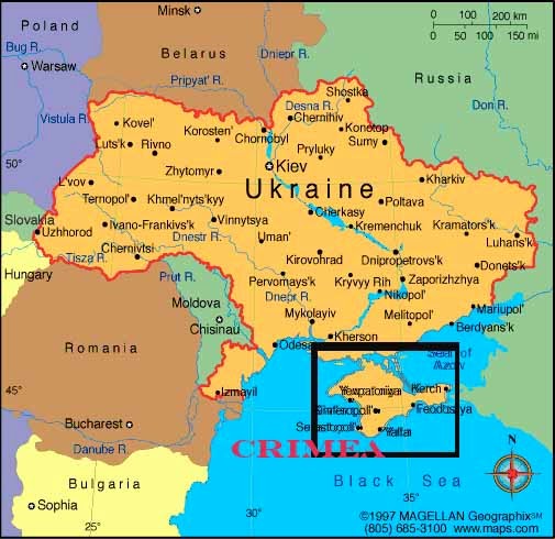 What Do I Know?: From Kiev to Crimea is about the same as from New York ...