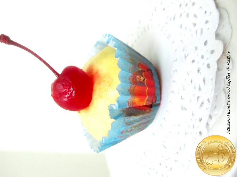 PATYSKITCHEN: APAM JAGUNG/ SWEET CORN STEAM MUFFIN