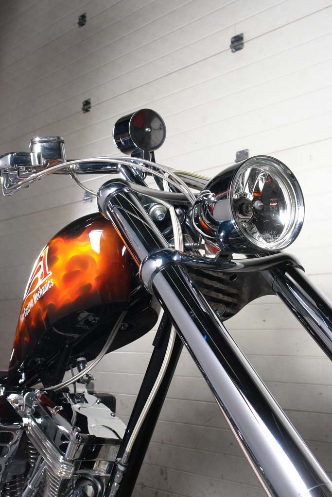 biker excalibur II: Flame Chopper by Fine Custom Mechanics