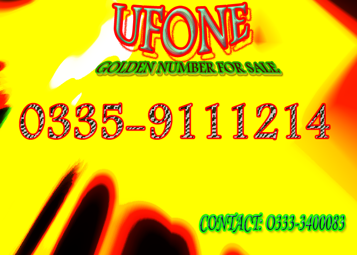 UFONE Golden Numbers
