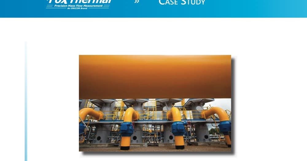 Case Study on Thermal Flow Meter Calibration for Natural Gas Service | Power Specialties ...