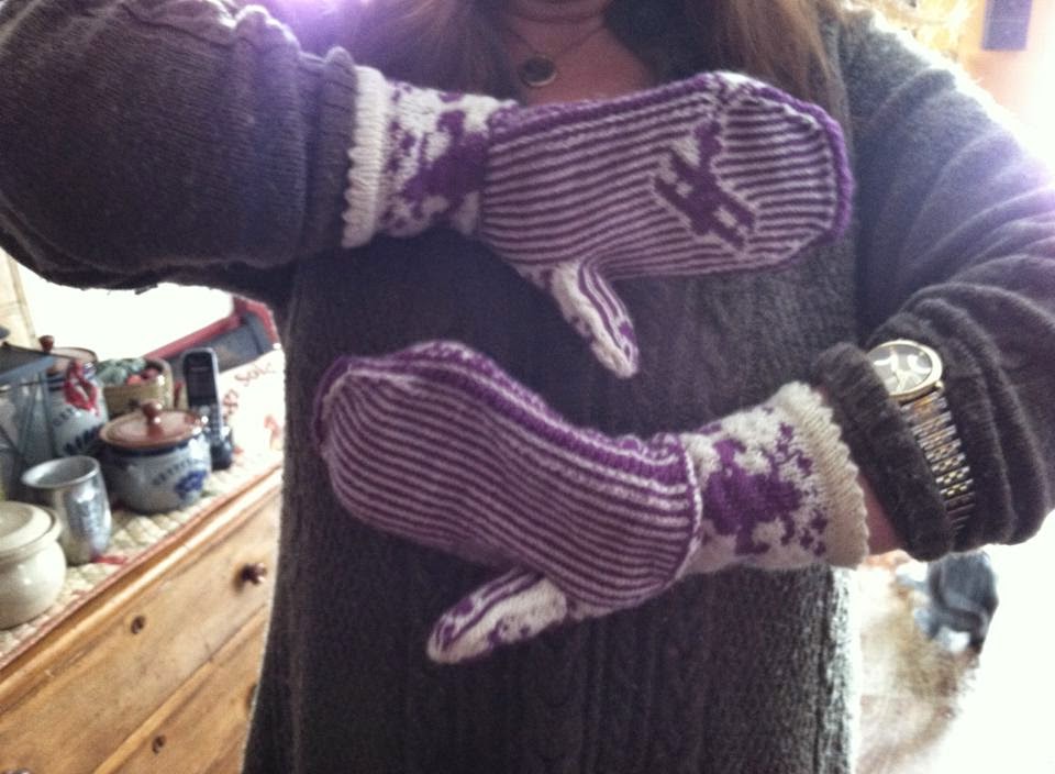 The Ideas that come to my head: I finished the mittens!!!