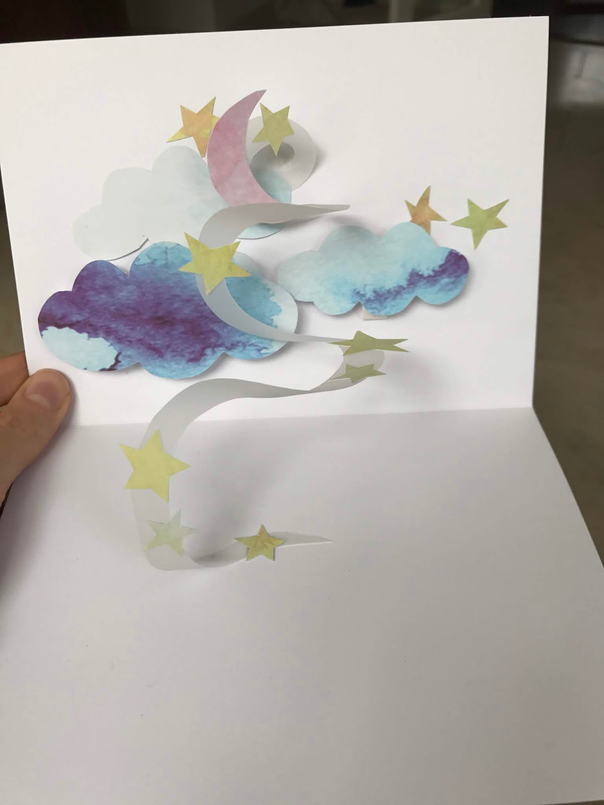 Simple Star Pop Up Card