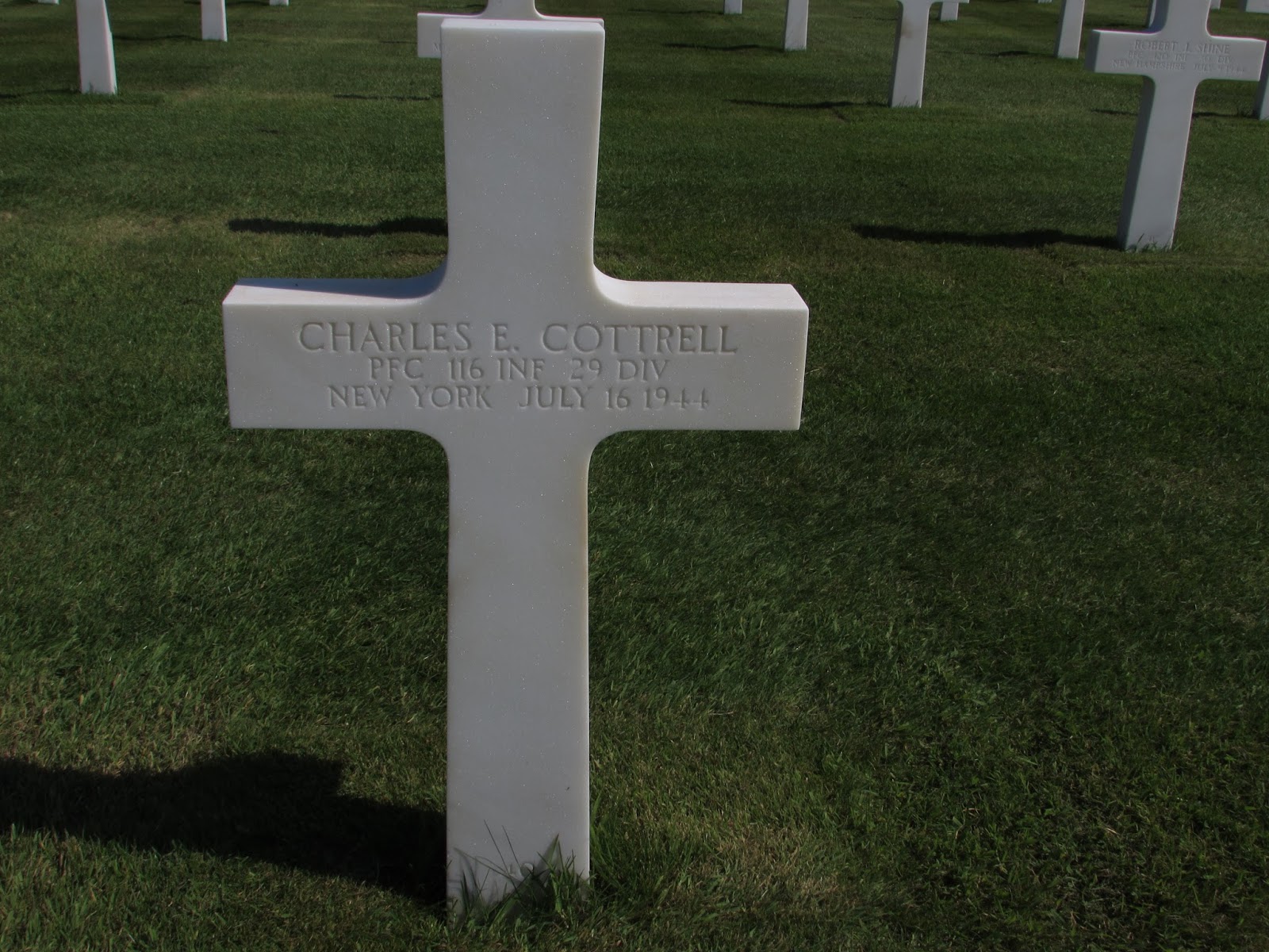 116th Infantry Regiment Roll of Honor: PFC Charles Emmet Cottrell