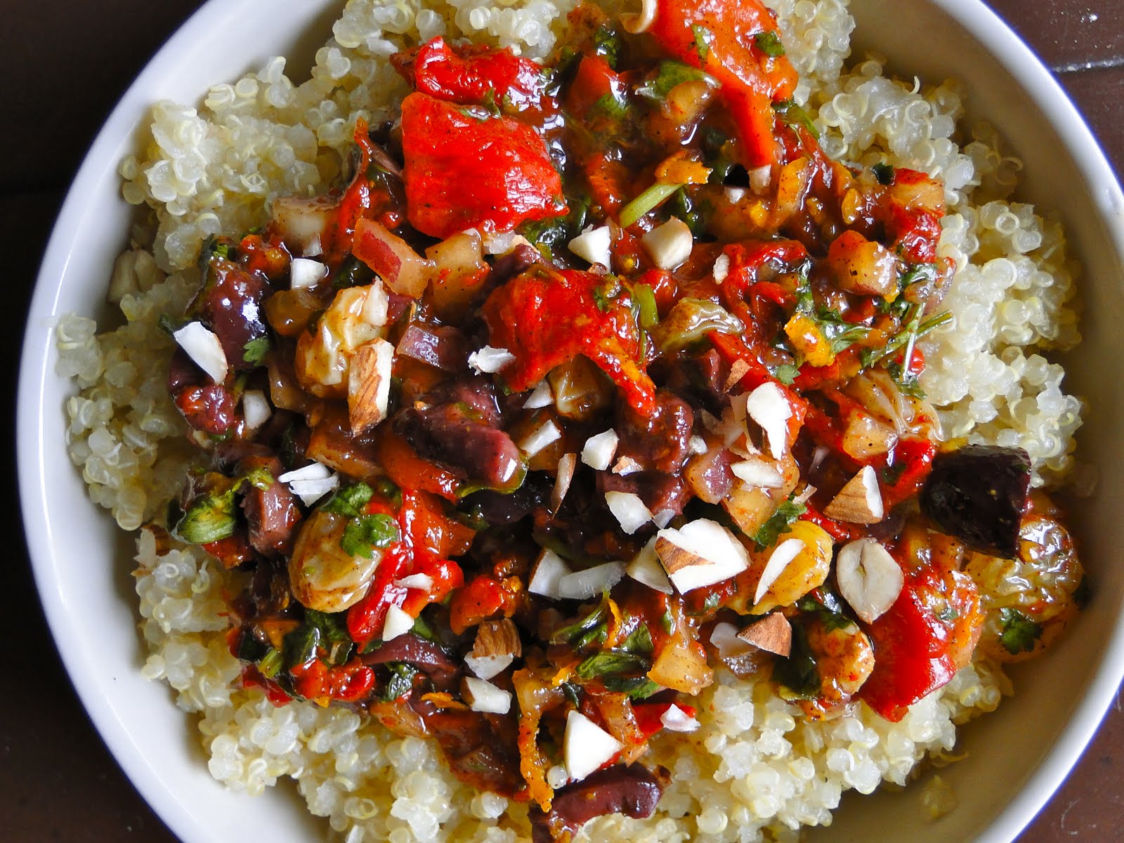 Sketch-Free Eating: Quinoa w/ Moroccan Salsa