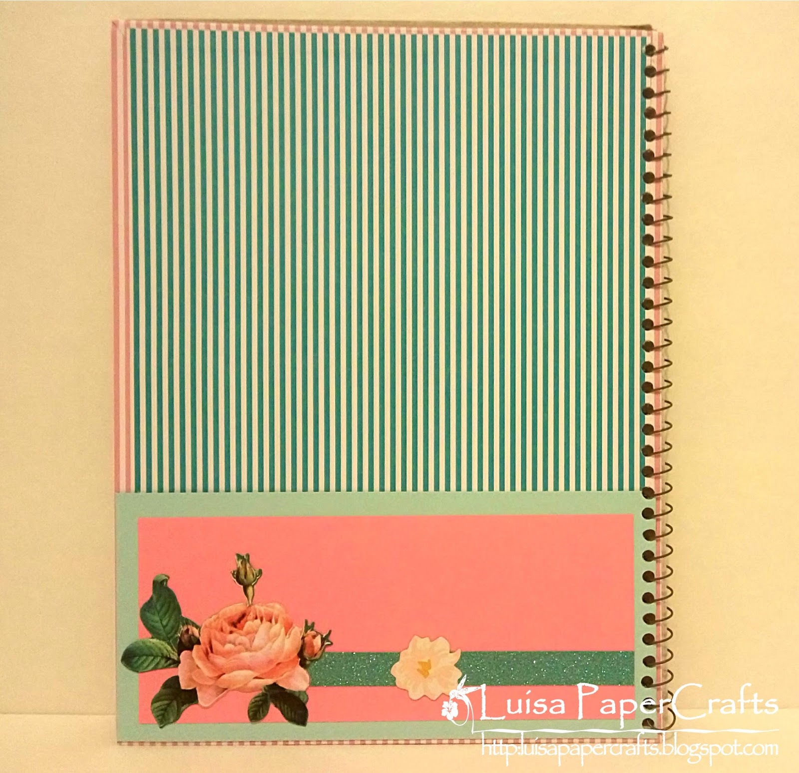 Luisa PaperCrafts: Libreta Decorada