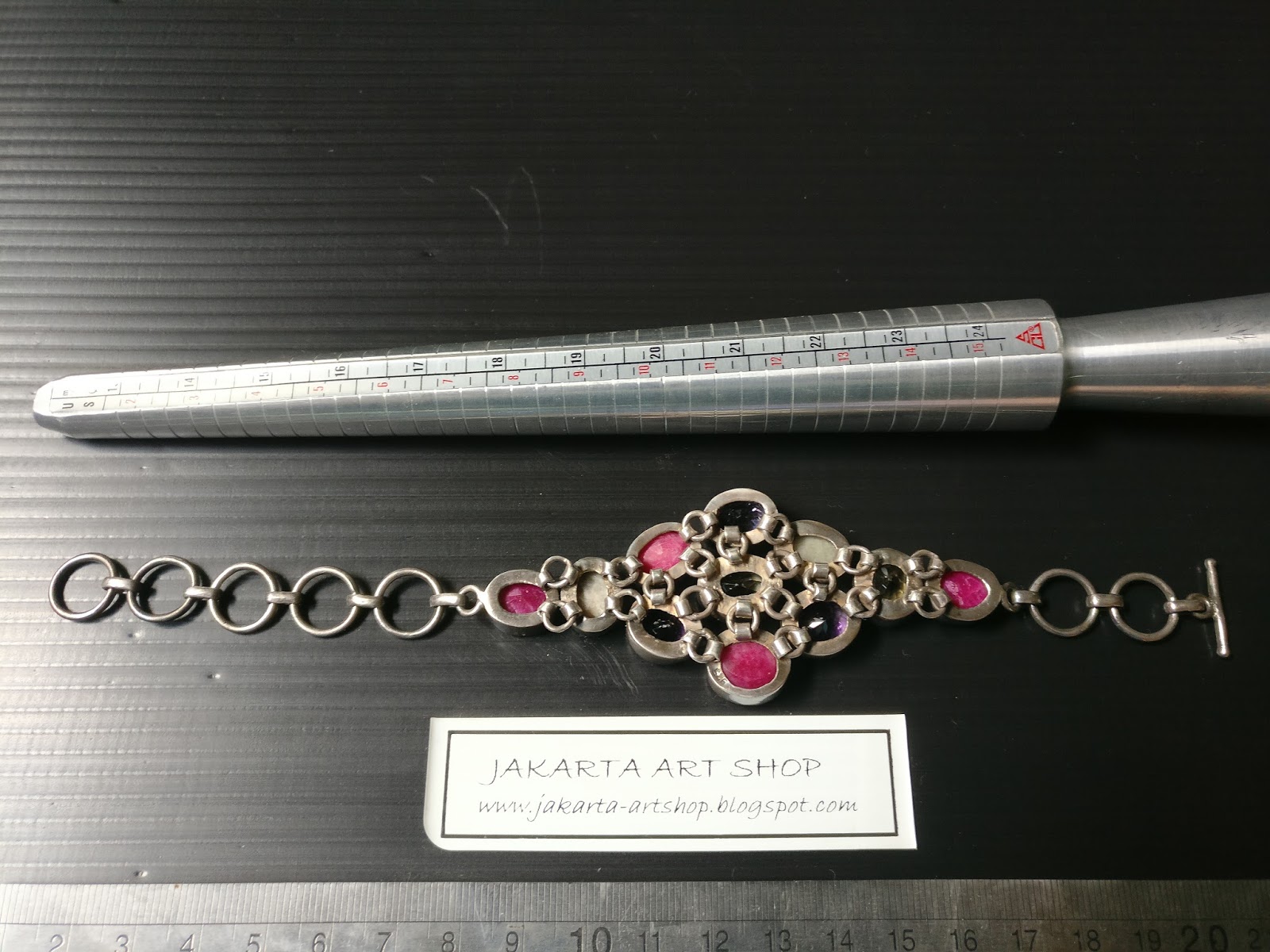 Gelang Perak Batu Permata - Jual Beli Barang Antik Jakarta