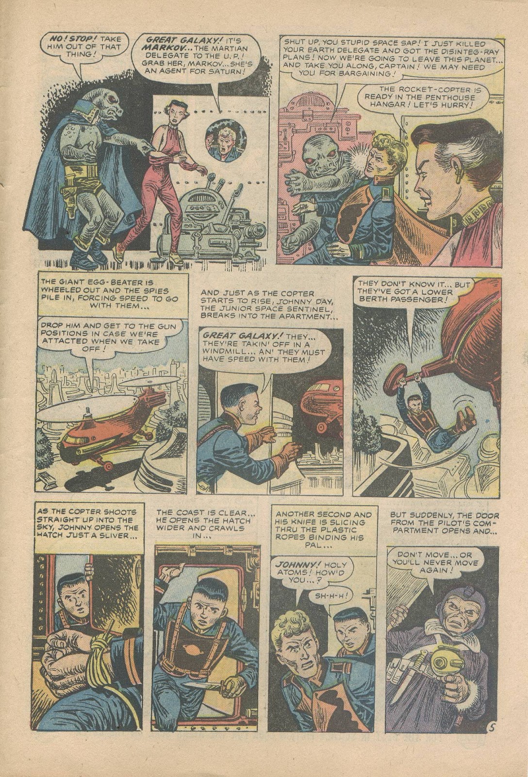 Last of the Spinner Rack Junkies: Speed Carter SPACEMAN by Joe Maneely 1953