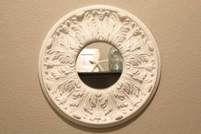 Fit, Crafty, Stylish and Happy: Ceiling Medallion Mirror