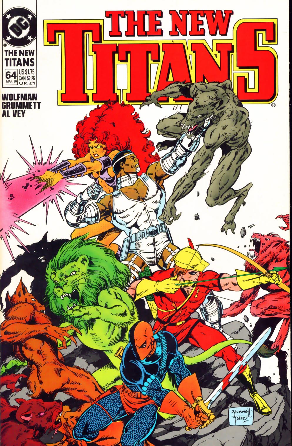 Read online The New Titans (1988) comic - Issue #64