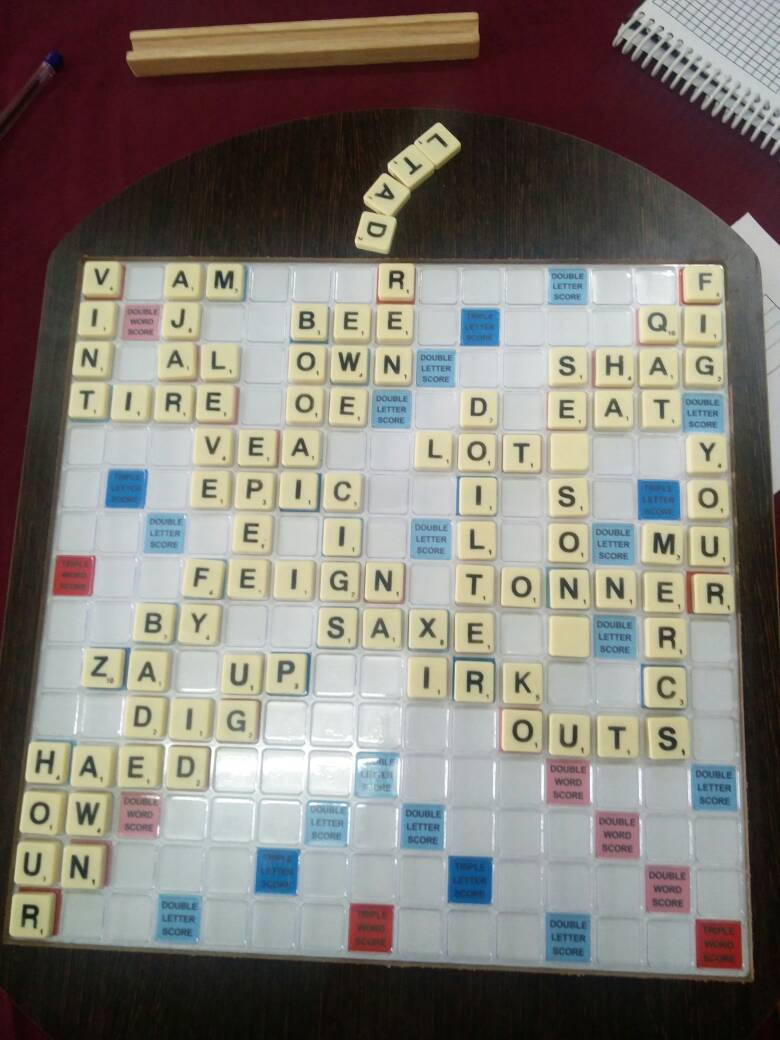 Goa Scrabble Tourney 2017 - Scrabbling Away